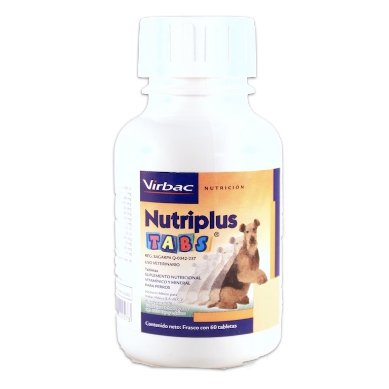 VIRBAC NUTRI PLUS 60 Tabletas