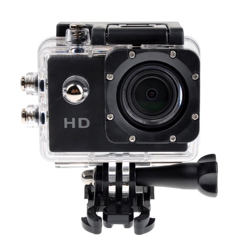 Camara Tipo Go Pro Sumergible 30 Mts 12mp Hd 1080p Accesoris gopro BYTESHOP