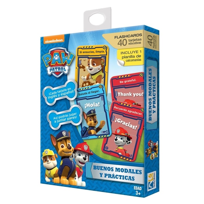 Flash Card Buenos Modales Paw Patrol