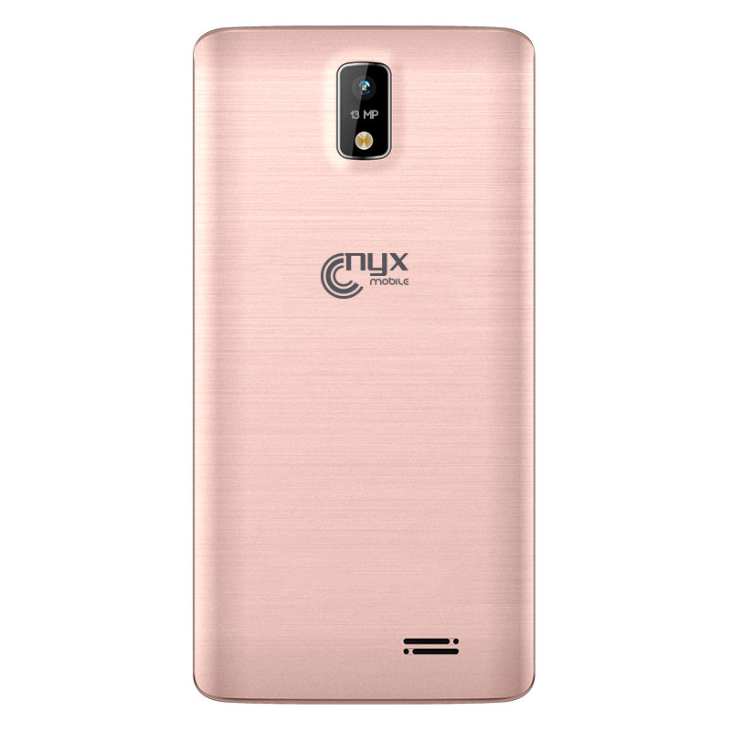 Celular NYX MOBILE 3-G GLAM Color ROSA/DORADO Telcel