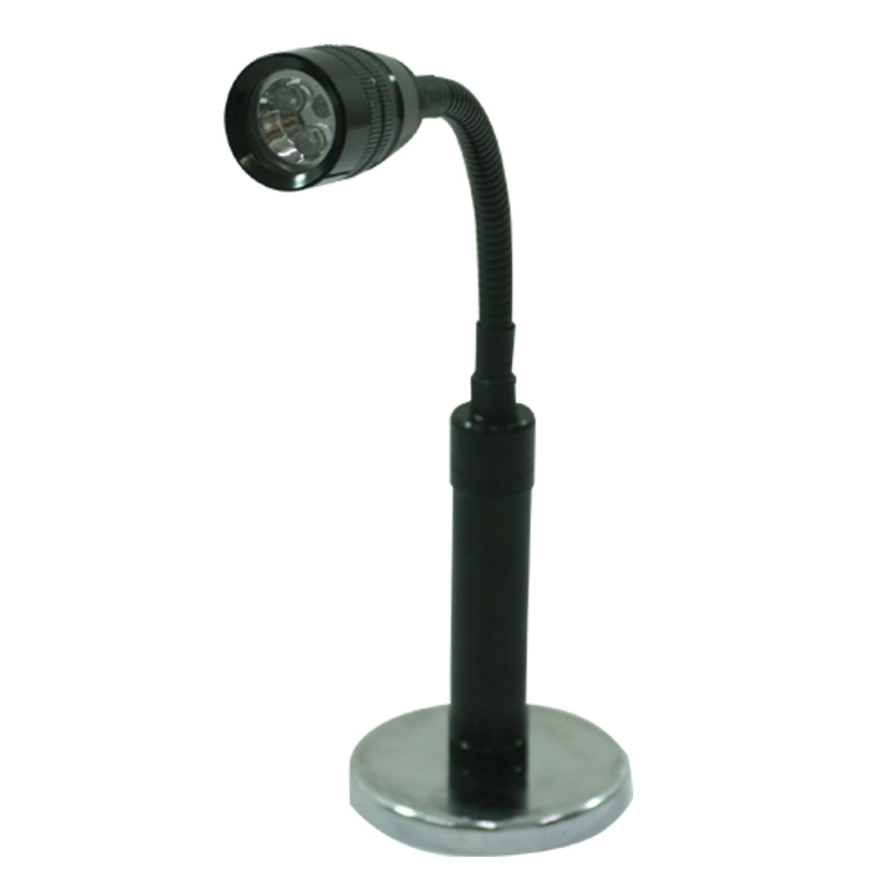 Lampara Iman Con Base Brazo Flexible Con 3 Led 255512 Obi