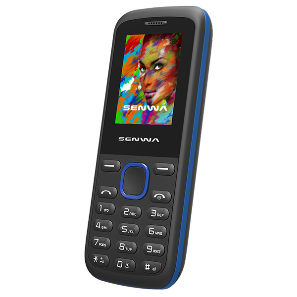 Celular SENWA 3-G S319 STREET Color NEGRO/AZUL Telcel