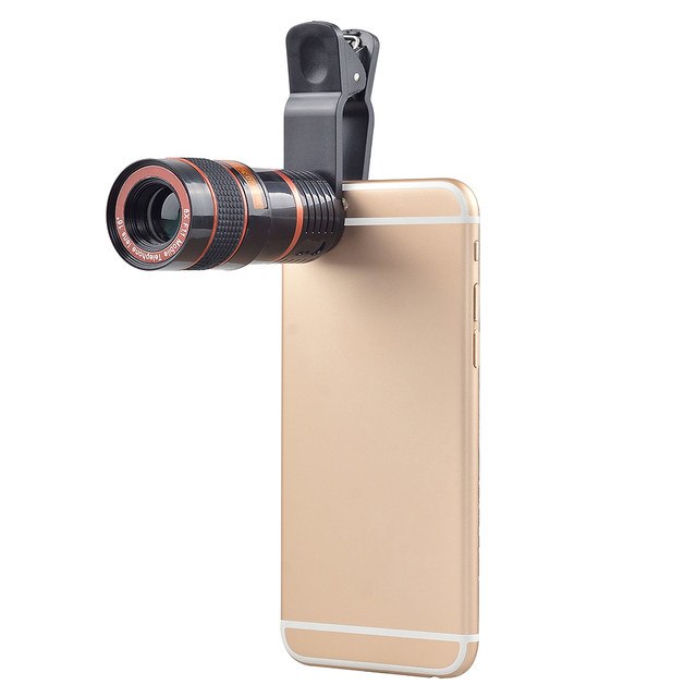 Lente Zoom Optico 8x Iphone Android Universal BYTESHOP