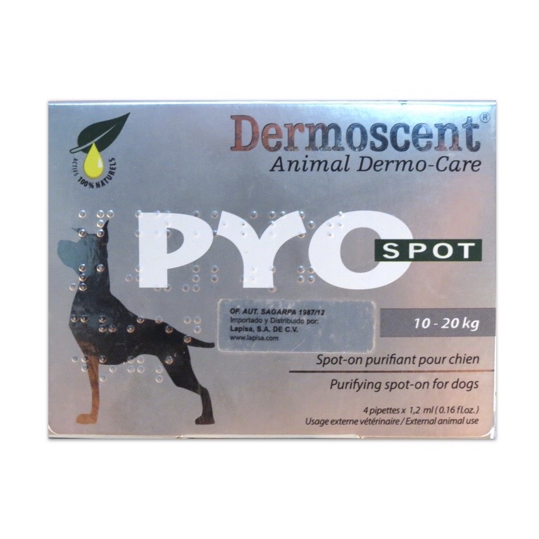 DERMOSCENT Pyo Spot 4 Pipetas de 1.2 ML