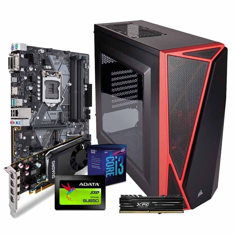 Computadora Pc Quadro P600 I3 8gb Ssd 120gb Arquitectura