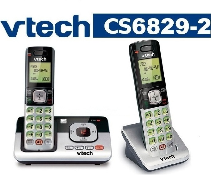 Juego De 2 Telefonos Inalámbricos Vtech Cs6829-2