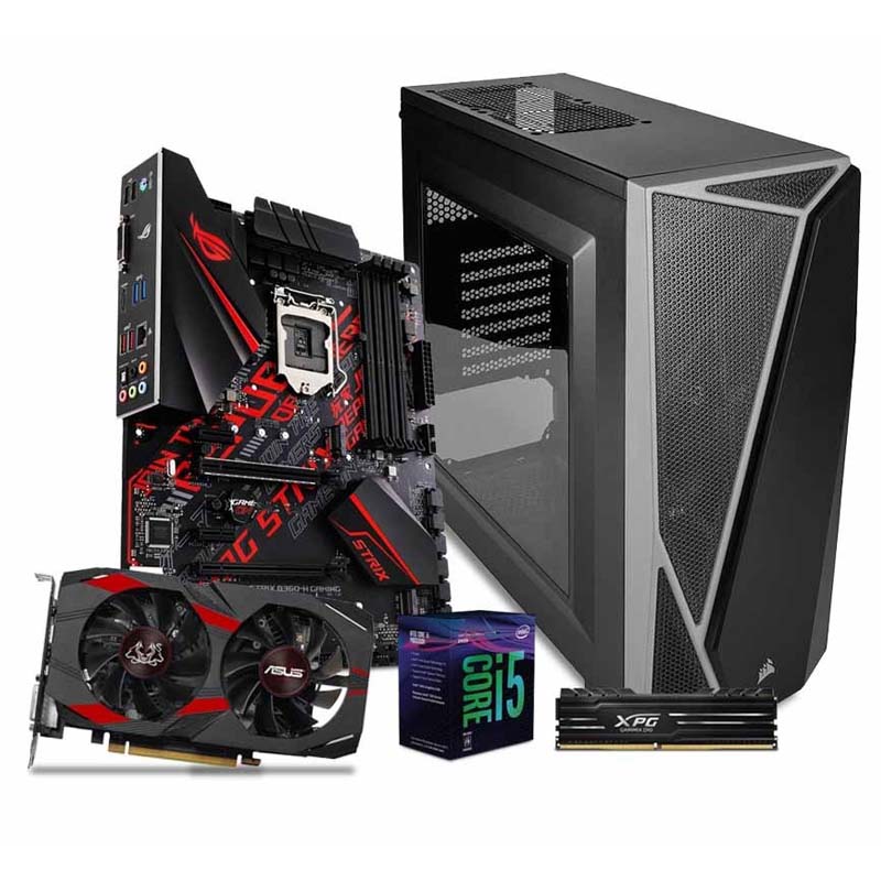 Computadora Pc Gamer Gtx 1050ti 4gb Core I5 1tb 8gb 80+ Rog