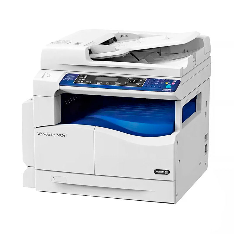 Multifuncional láser negro Xerox WorkCentre 5024_B, 24 ppm, doble carta ...