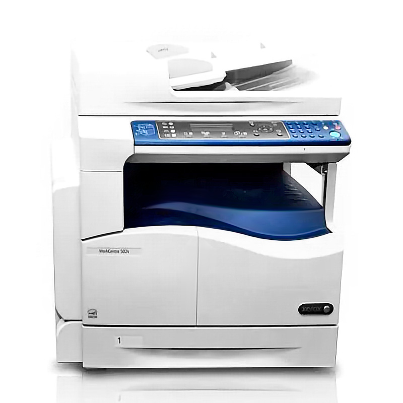 Multifuncional láser negro Xerox WorkCentre 5024_B, 24 ppm, doble carta ...