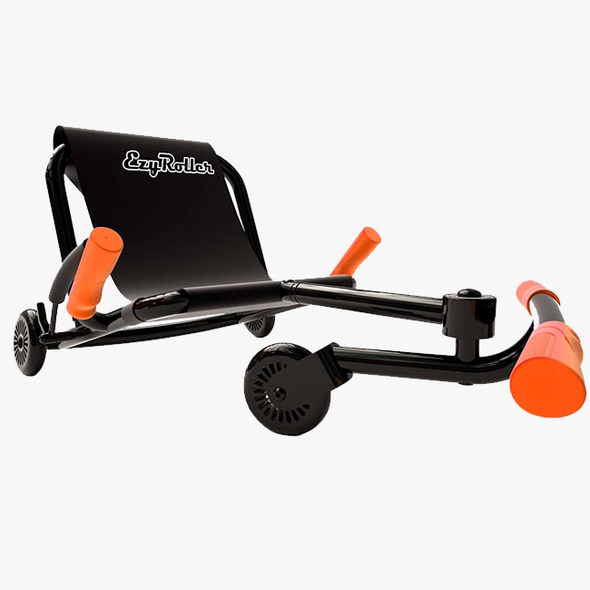 Montable Carrito Deslizador EzyRoller Color Negro Combinado Con Naranja