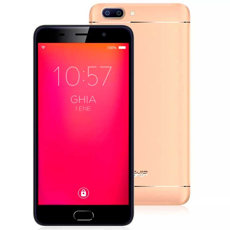 Celular Smart Phone Ghia Zeus Quad Core 1gb 8gb Camara 13mpx Champange