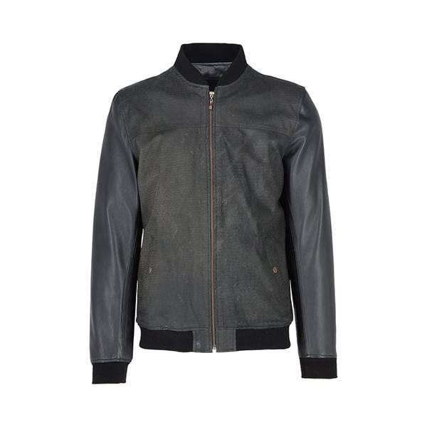 Chamarra Michel Domit De Piel Negro | Lovaina 09