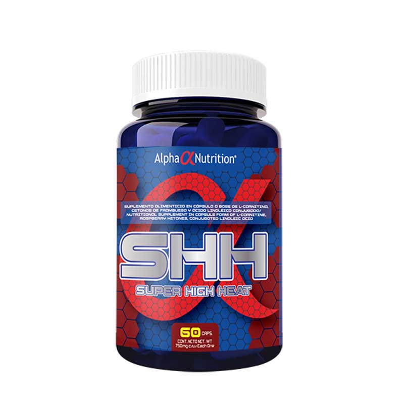 Suplemento Alpha Nutrition Termogenico Shh Con Cetonas 60 Caps