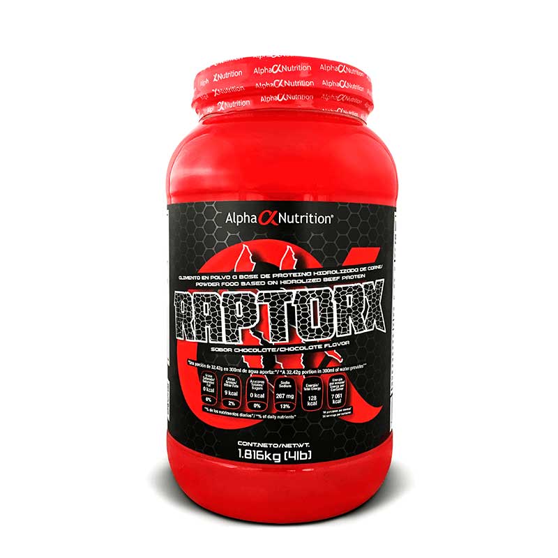 Proteina Alpha Nutrition De Carne Raptor X 4lbs Sabor Chocolate