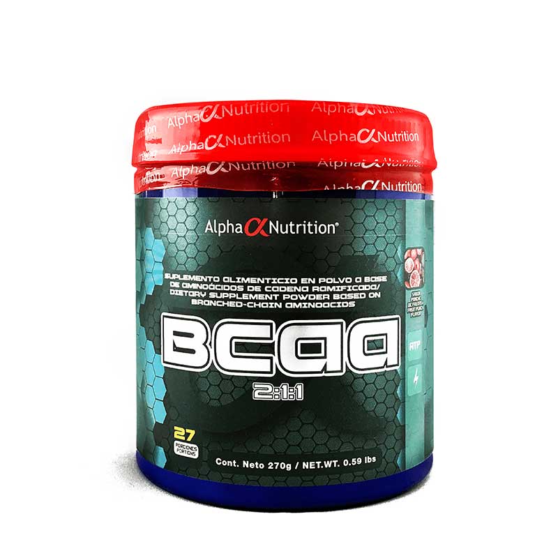 Alpha Nutrition Bcaa Aminos 2:1:1 Sabor Ponche De Frutas