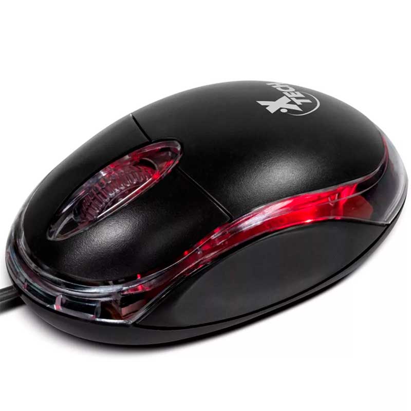 Mouse Optico Xtech Xtm-195 1000dpi Usb 3 Botones