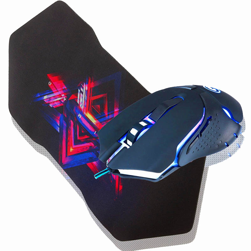 Kit Gamer Mouse Pad 2400 Dpi Ergonómico M309 G7 Usb 6 botones