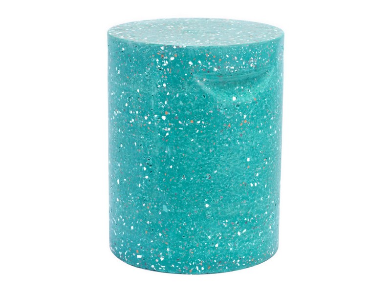 Banco De Jardin Modelo Terrazzo Blue Turquesa - Kessa