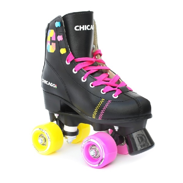 Patines Chicago Clasicos Vinyl Negros