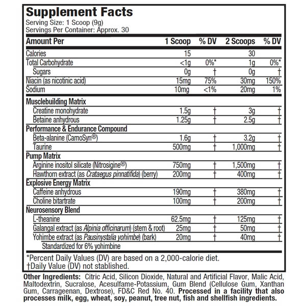 Pre Entreno Muscletech Vapor X5 Next Gen 30 Servicios-Naranja Mango