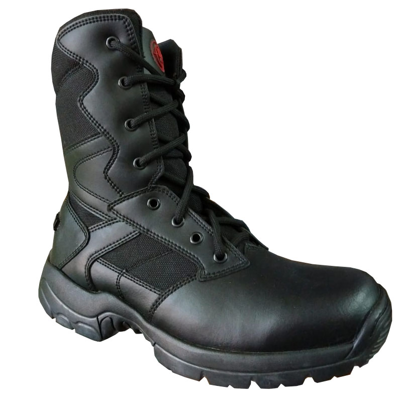 Bota Táctica Negra Octactical Duty Gear Alta Con Cierre Hombre