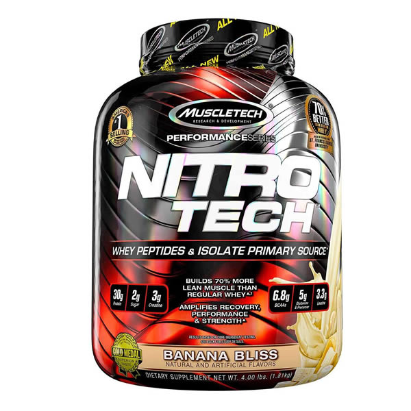 Proteina Muscletech Nitro Tech 40 Servicios - Mocha Capuchino
