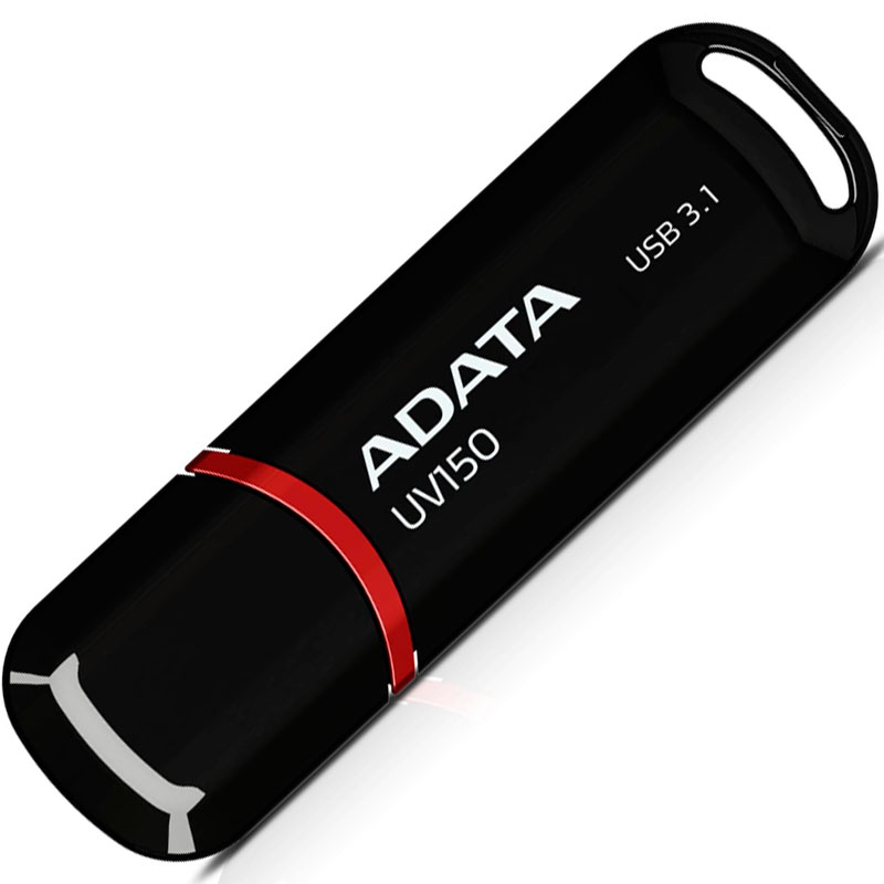Memoria USB 64GB 3.1 ADATA UV150 Flash Drive AUV150-64G-RBK