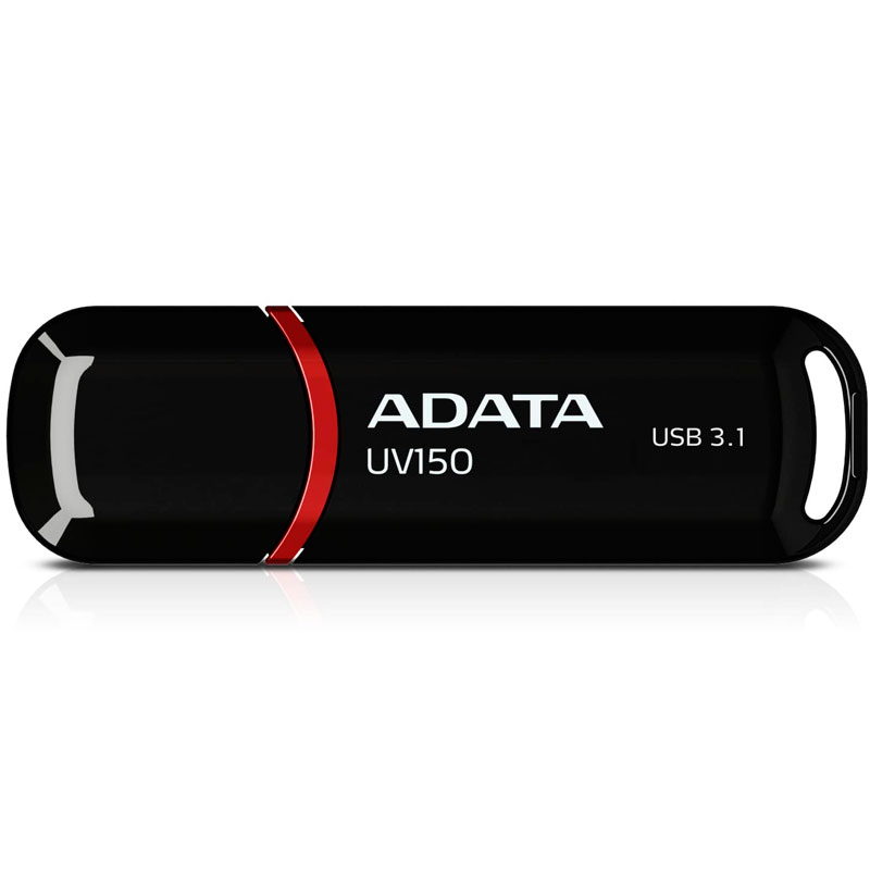 Memoria USB 64GB 3.1 ADATA UV150 Flash Drive AUV150-64G-RBK