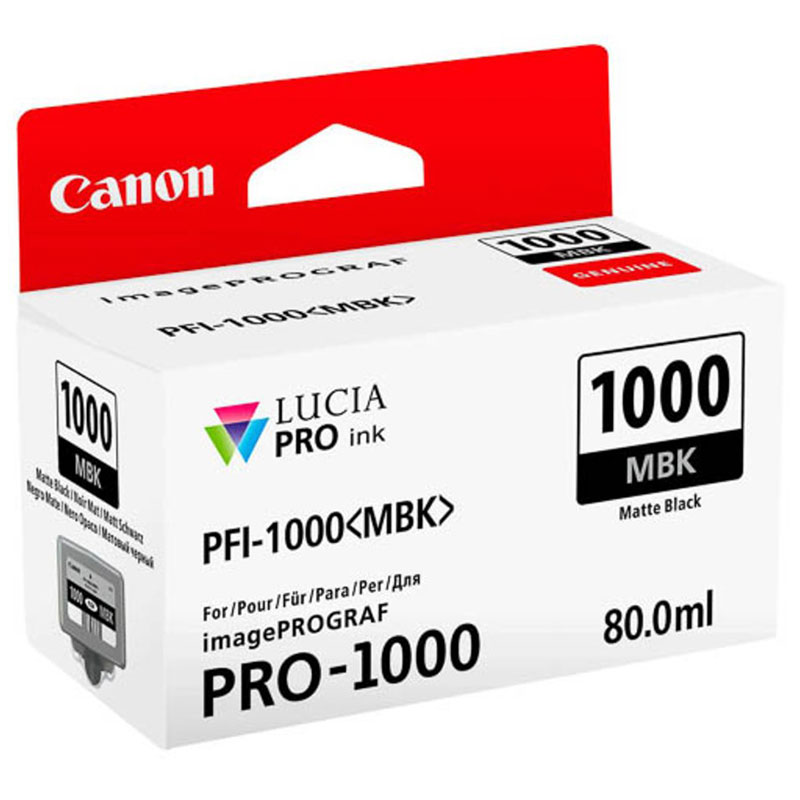 TINTA PFI-1000 MBK LUCIA PRO MATTE BLACK INK TANK (80ML)