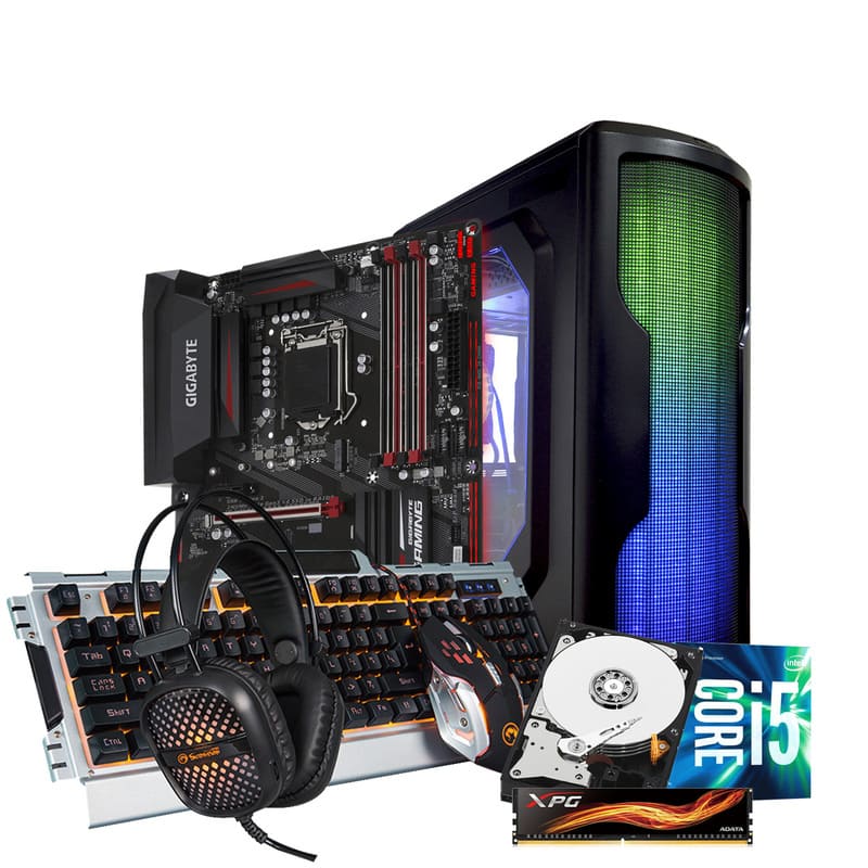 Computadora gamer Intel core i5 7400 Z270 Gamig 3 Hdd 1tb Ram 8b + Kit ...
