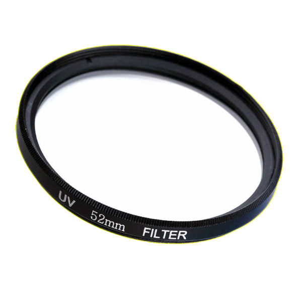 Filtro ultravioleta para camara