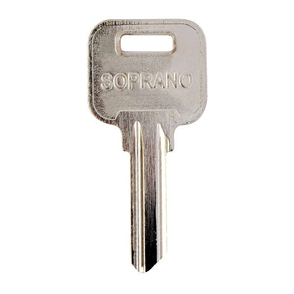 Llave Virgen Multipunto Niquelado Cuadrado Soprano