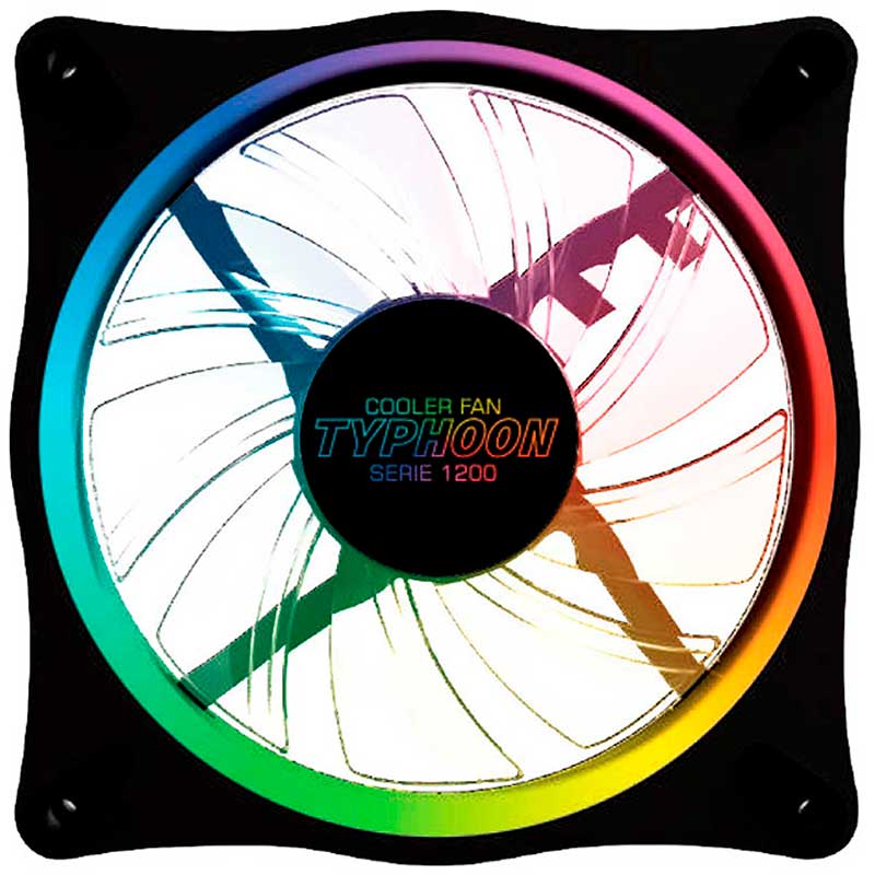 Ventilador YEYIAN Typhoon 120mm Rgb Serie 1200 FS1200