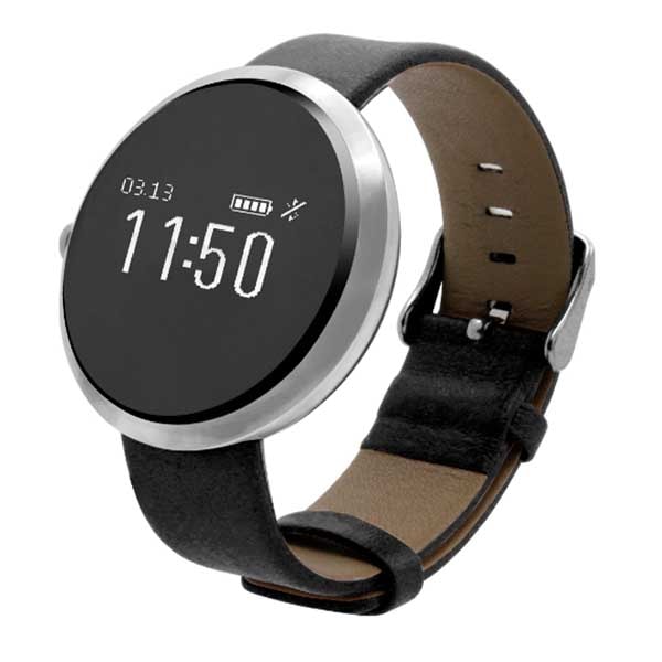 Elegant gps round smartwatch - Zeta - Black