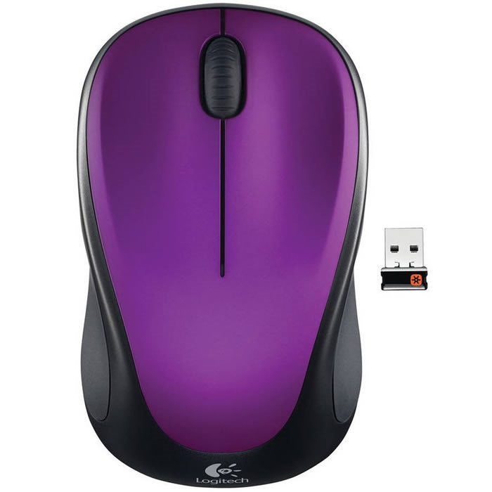 Mouse Logitech Inalambrico Optico USB Morado M317 910-005133