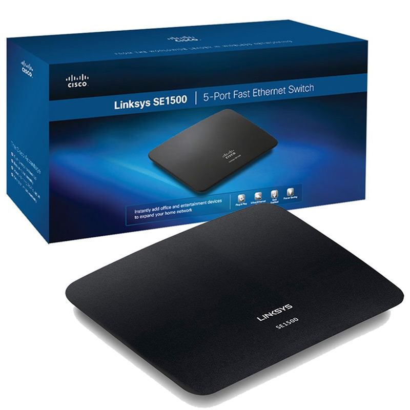 Switch Lynksys 5ptos Fast Ethernet No Administrable SE1500-NP