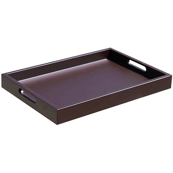 CHAROLA DE SERVICIO - COLOR CHOCOLATE