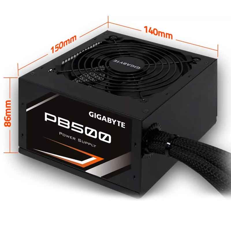 Fuente De Poder Pc Gamer 500w Gigabyte 80plus Bronce Pb500