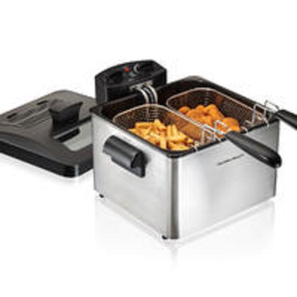 Freidora Hamilton Beach Doble Canasta 2.8 L 35034