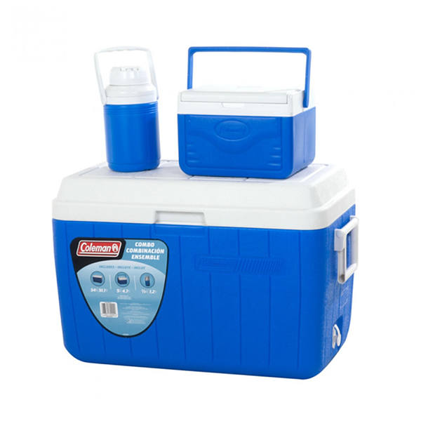 Set de Hieleras y Termo Coleman color azul modelo 5295A780G