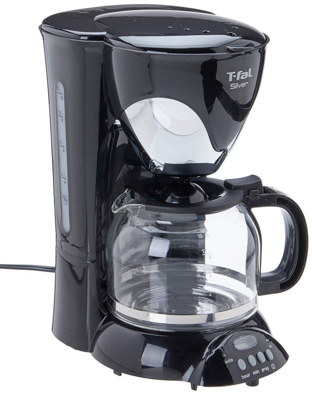 Cafetera Programable Silver T-fal 12 Tazas Cm3508mx