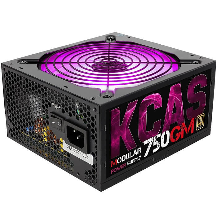 Fuente De Poder AeroCool 750W KCAS-750GM Modular 80 Plus Gold
