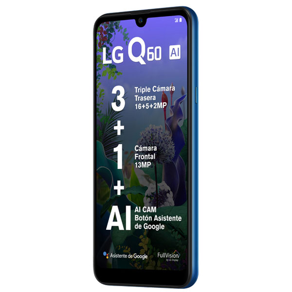 Celular LG LTE LM-X525HA Q60 Color AZUL Telcel