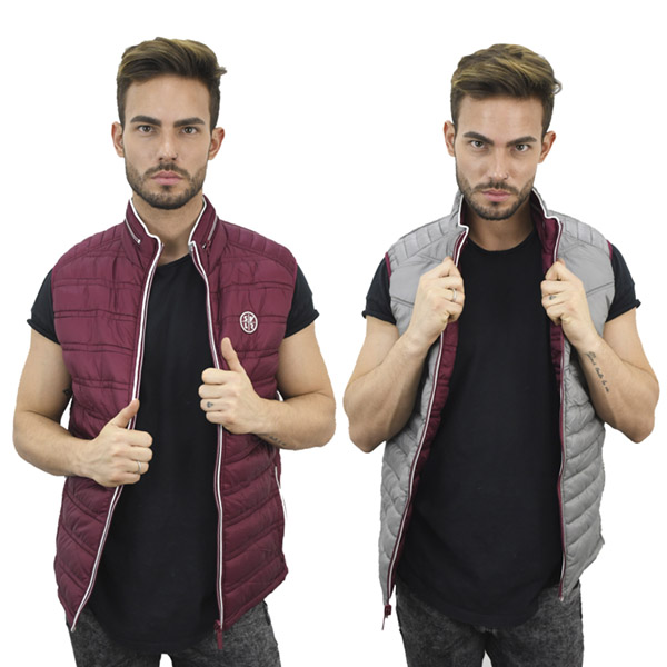 Chaleco para caballero Silver Spoon- Empire Gold 001 Wine/Gray