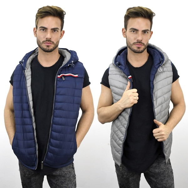 Chaleco para caballero Silver Spoon- Empire Gold 555 DK Navy/Grey