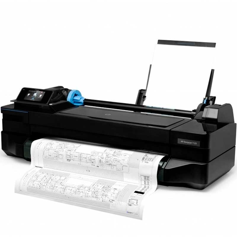 Plotter Hp T120 Designjet Eprinter 24 Pulgadas Color Cq891c