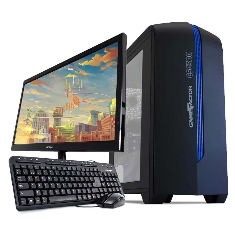 Cpu Intel 500gb 4gb Ddr4 Ram Monitor + Kit
