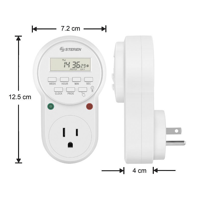 Temporizador (timer) Digital De 8 Eventos | Temp-08e