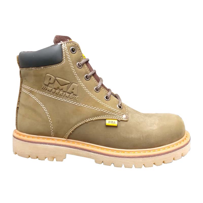 Bota Nobuck Olivo Hombre Caballero Trabajo Pma Industrial