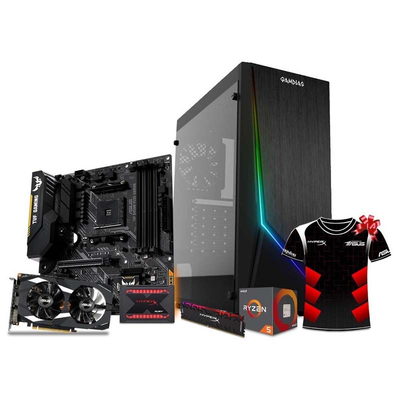 Computadora Pc Gamer Gtx 1660 Ti Ryzen 5 Ssd 240gb Ram 8gb